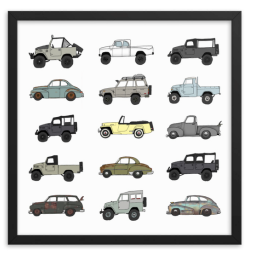 ICON Limited Edition Kevin Butler Collage Print – Icon4x4